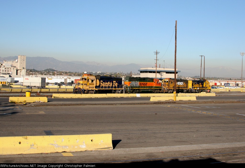 BNSF 2458, 2738, 2578, and 2422